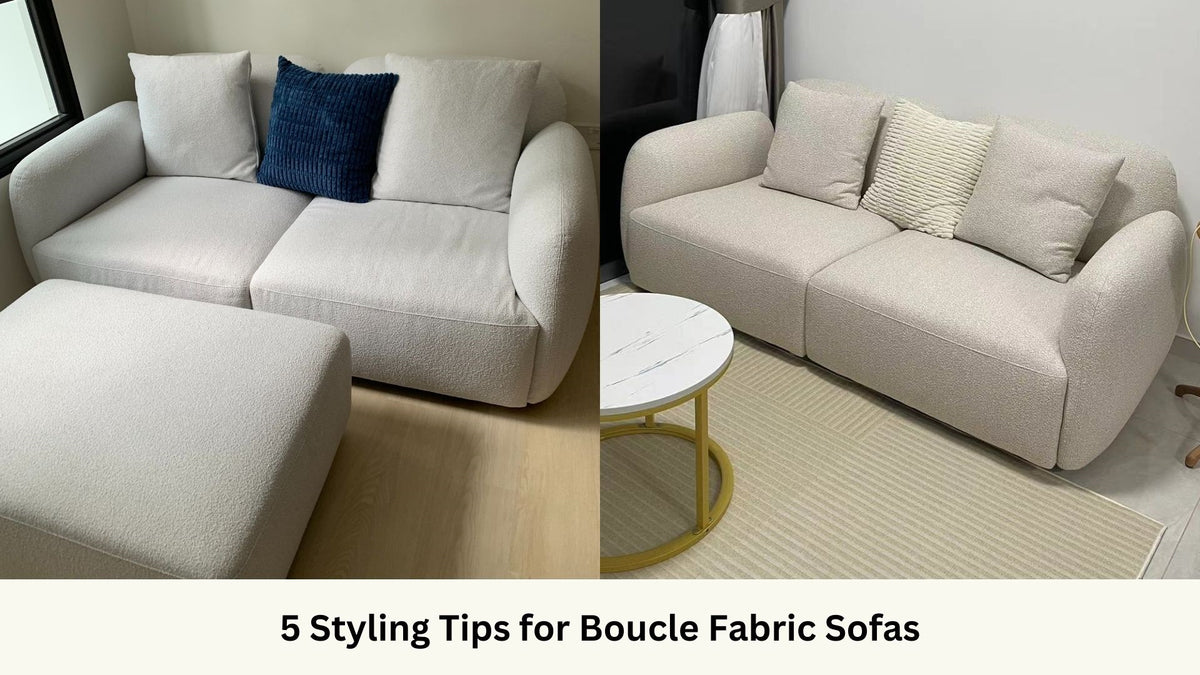 5 Styling Tips for Boucle Fabric Sofas – Cozylant