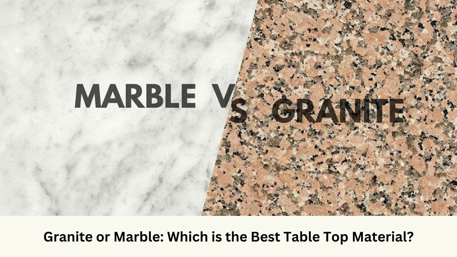 Granite or Marble: Which is the Best Table Top Material? – Cozylant