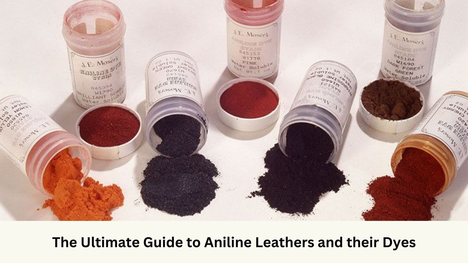 The Ultimate Guide to Aniline Leathers and their Dyes – Cozylant