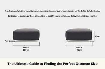 Guide to finding the perfect ottoman size – Cozylant