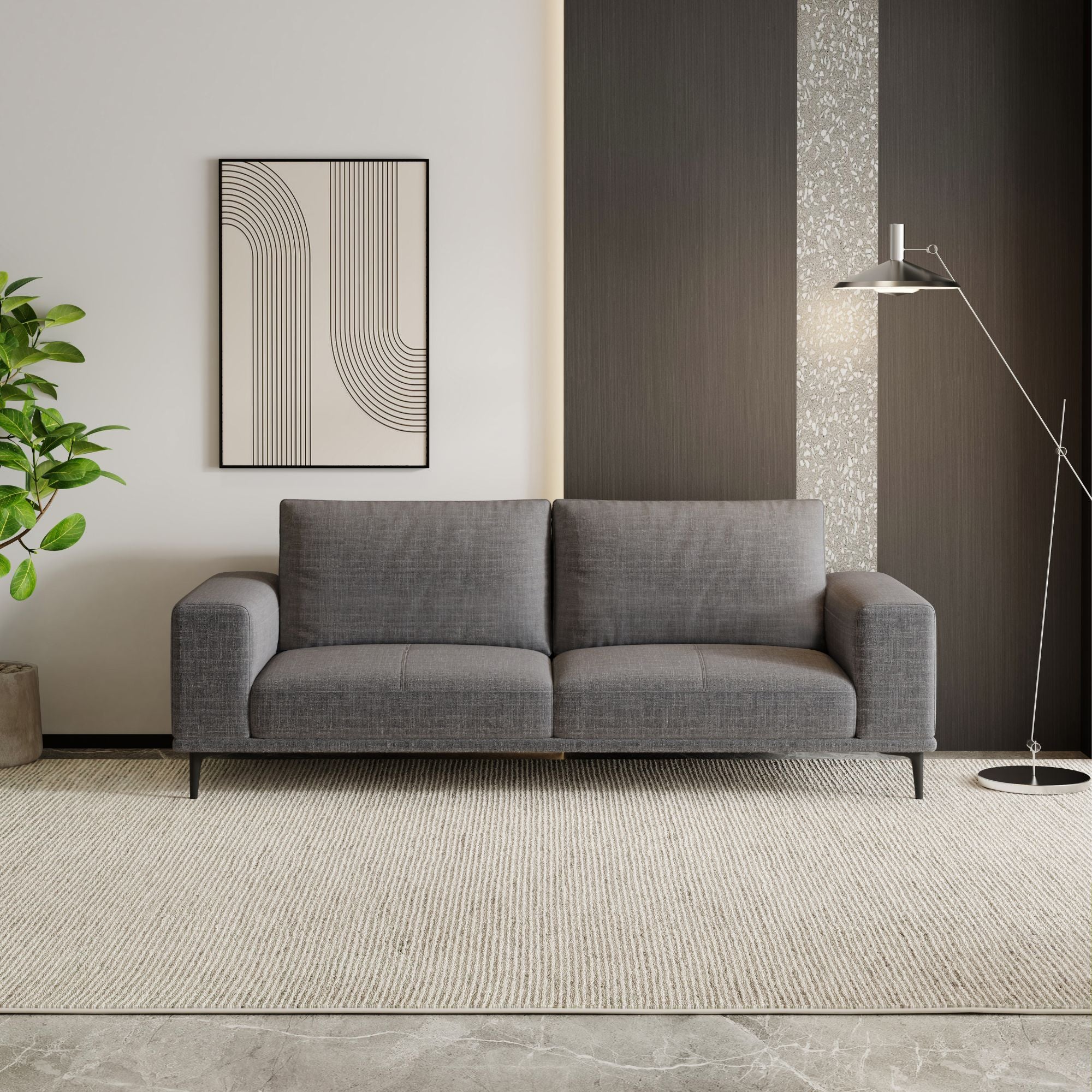 Black and Dark Grey Sofas | Customizable Sizes | Singapore – Cozylant
