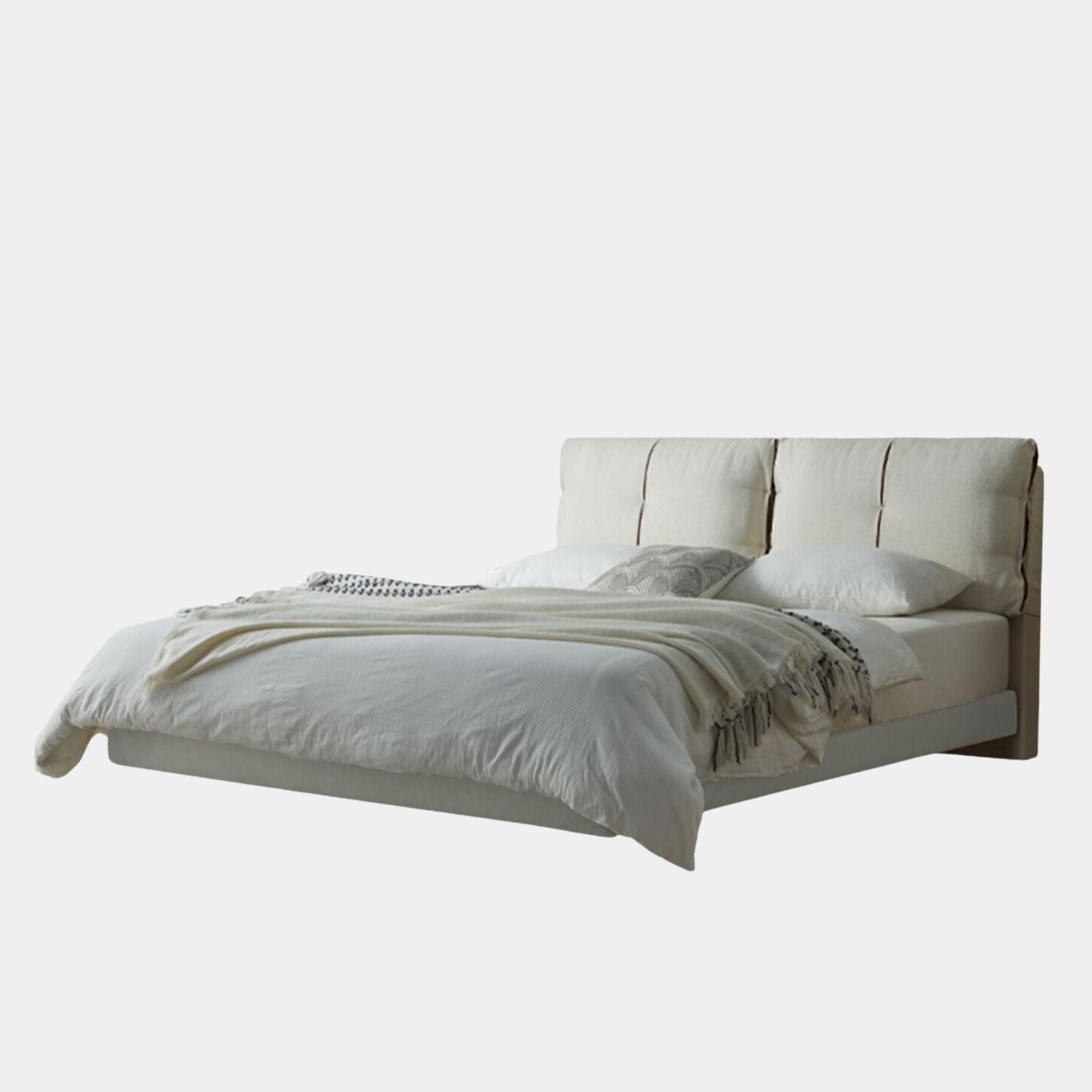 Claudia Fabric Bed Frame | Single - King Size | Singapore – Cozylant