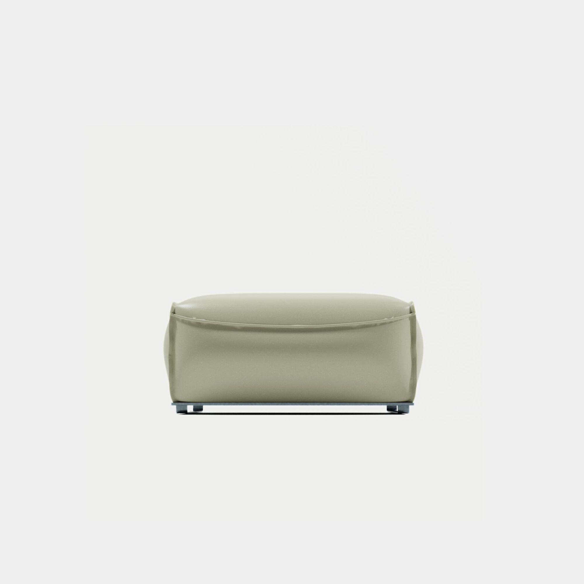 Colby Full Leather Ottoman | Singapore – Cozylant